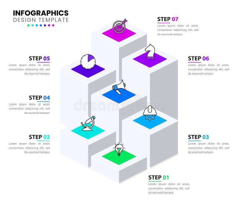 7 Level Infographic Stock Illustrations – 84 7 Level Infographic Stock ...