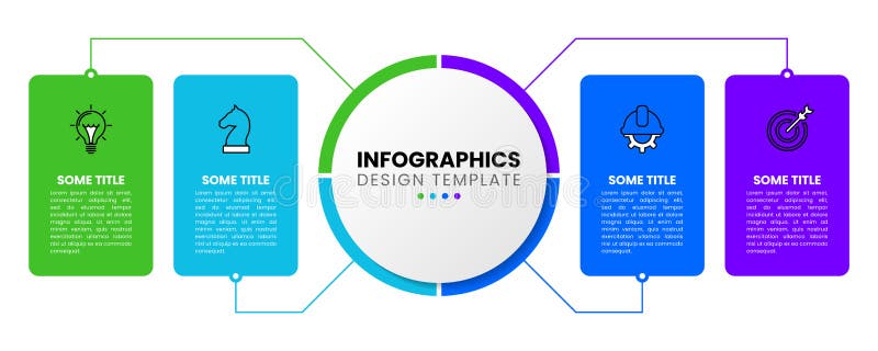 Connected Rectangles Four Steps Stock Illustrations – 11 Connected ...