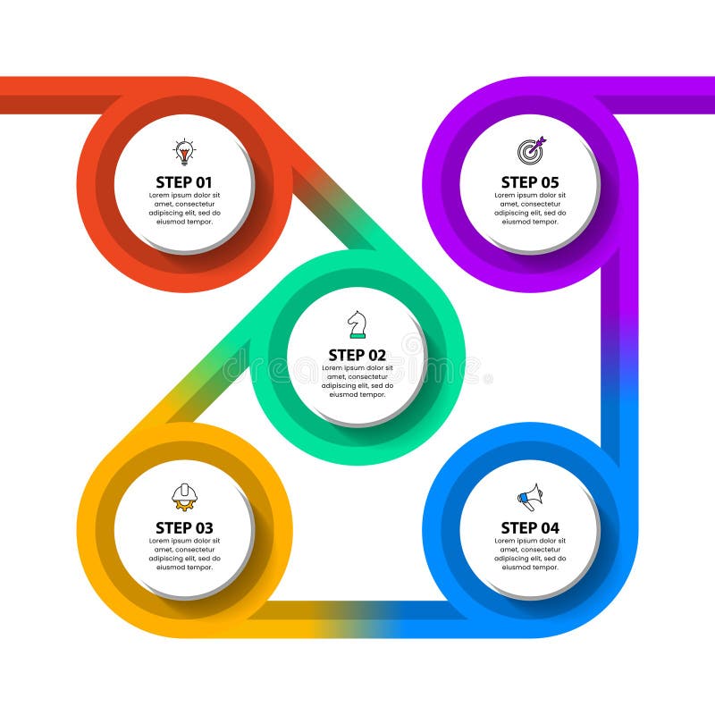 Five Connected Circles Stock Illustrations – 208 Five Connected Circles ...
