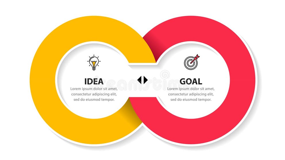 Two Circles Infograph Stock Illustrations – 41 Two Circles Infograph ...