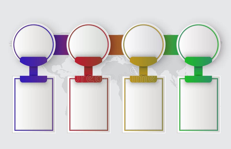 Infographic Template Modern Circle and Square Topic , Presentation ...