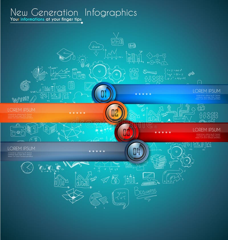 Infographic Template for Modern Data Visualization and Ranking. Stock ...