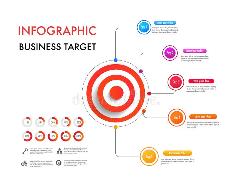 Infographic for Project and Planning Template Triangle Shape Stock ...