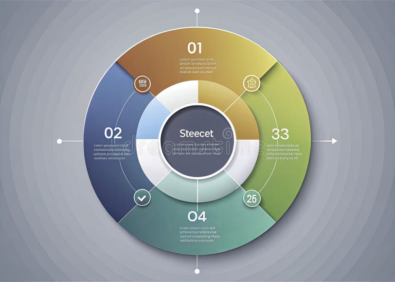 Visualizing Three Options with a Circular Diagram Infographic Template ...