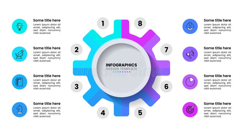 Infographic Split Circle Stock Illustrations – 817 Infographic Split ...
