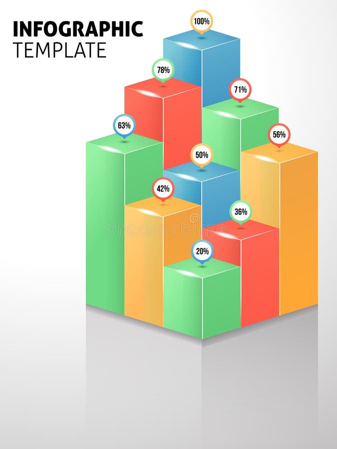 Infographic Blocks Graphic Template Stock Illustrations – 519 ...
