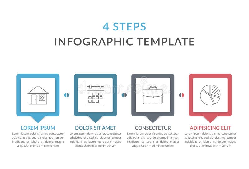 4 Block Infographic Stock Illustrations – 218 4 Block Infographic Stock ...