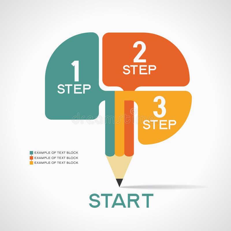 Infographic Template with Steps. Stock Illustration - Illustration of ... Infographic Template with Steps. Stock Illustration - Illustration of ...