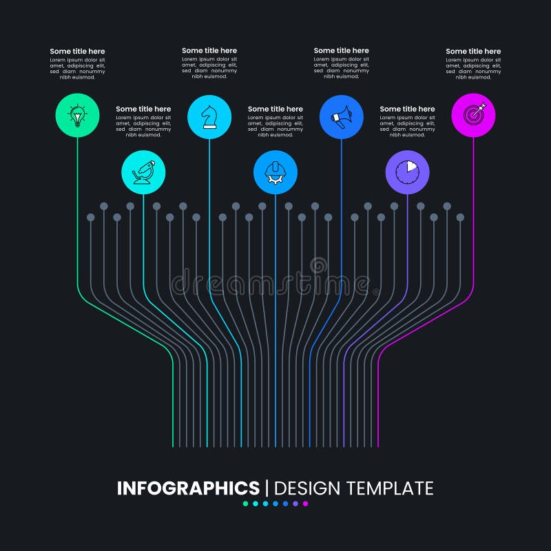 Business Tree Timeline Infographics. Vector Stock Vector - Illustration ...