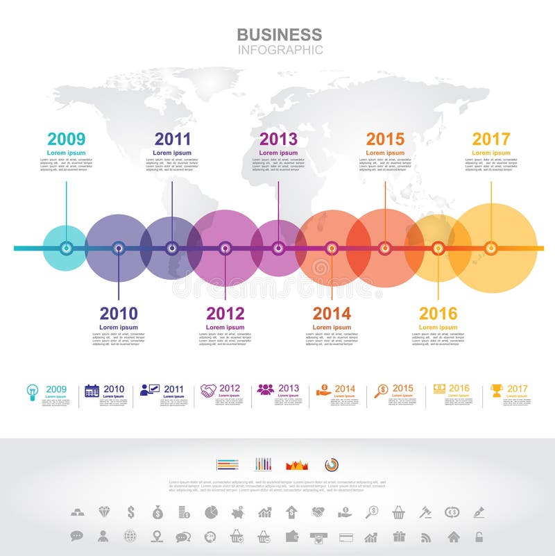Infographic Business Design Elements. Infograph Template Collection ...