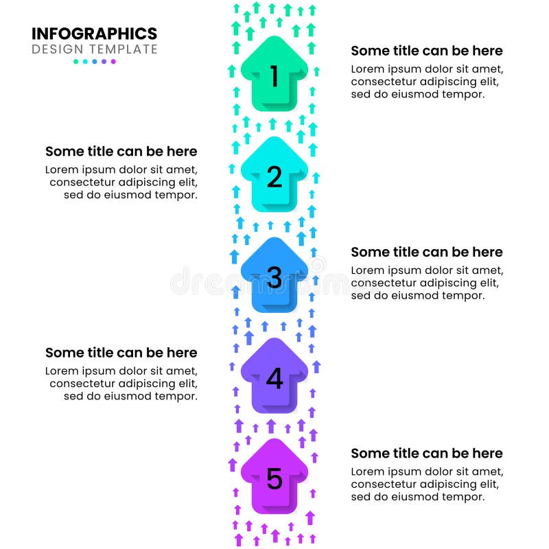 Label Arrows Infographic Template Vertical Stock Illustrations – 146 ...