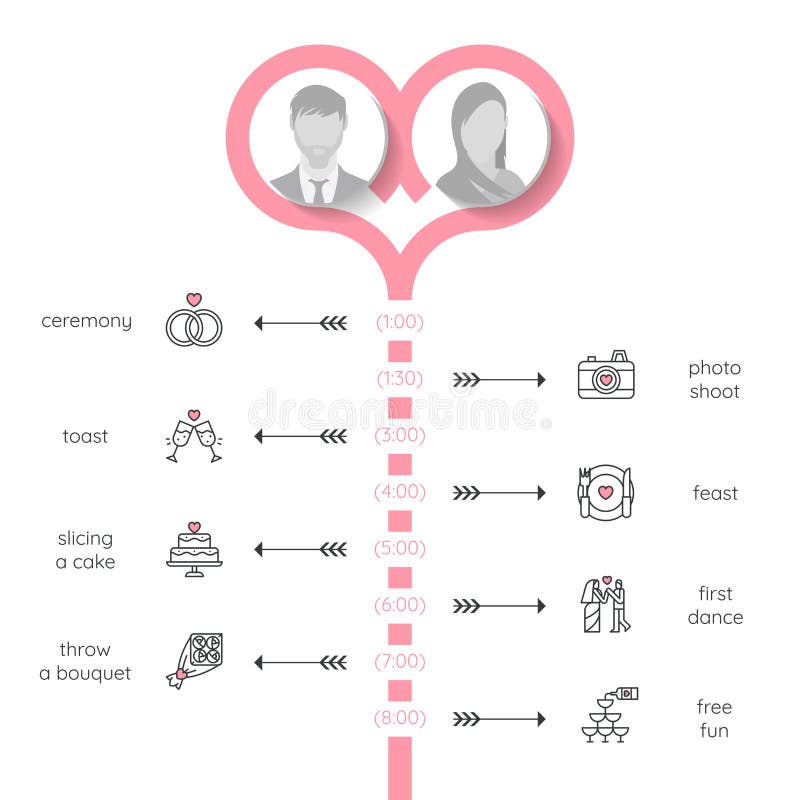 Infographic Template. Wedding Timeline with 8 Steps Stock Vector ... Infographic Template. Wedding Timeline with 8 Steps Stock Vector ...