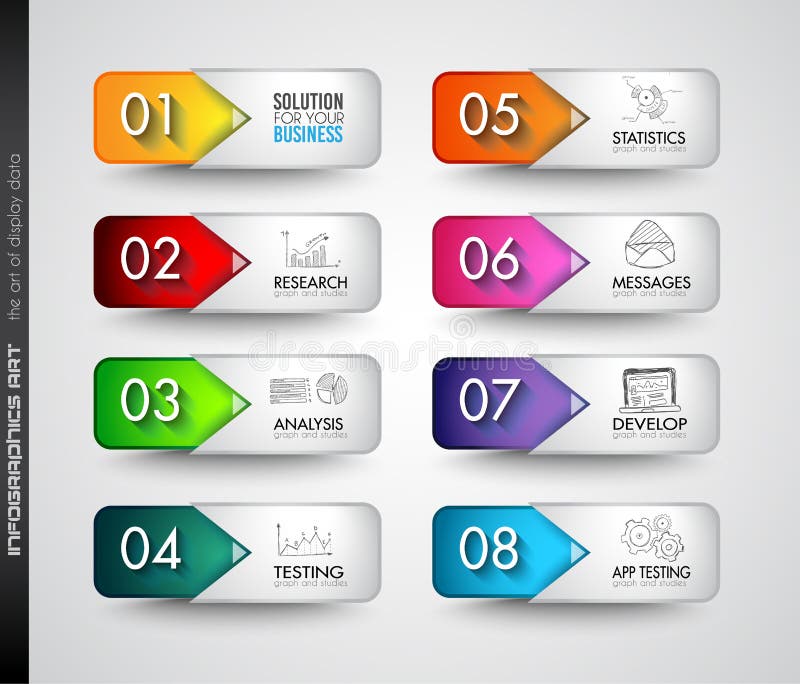 Business Solutions Concept With Doodle Design Style Stock Vector ...