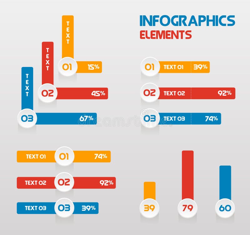 Infographic Templates for Business Vector Illustration with Flat Colors ...