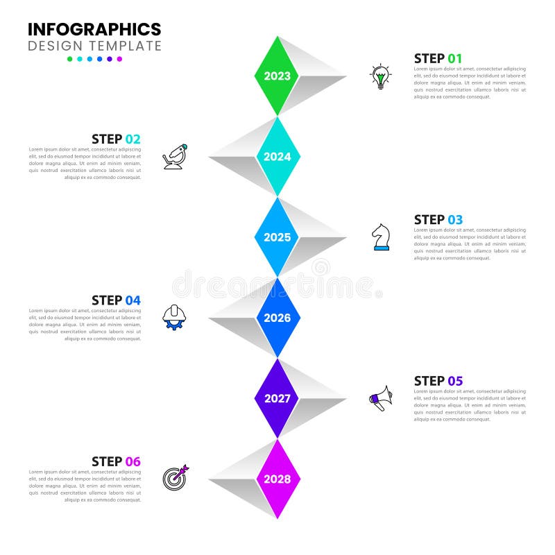 Timeline Steps Infographic Vertical Stock Illustrations – 1,056 ...