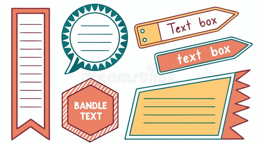 Infographic Text Boxes and Speech Bubbles, Communication Elements ...