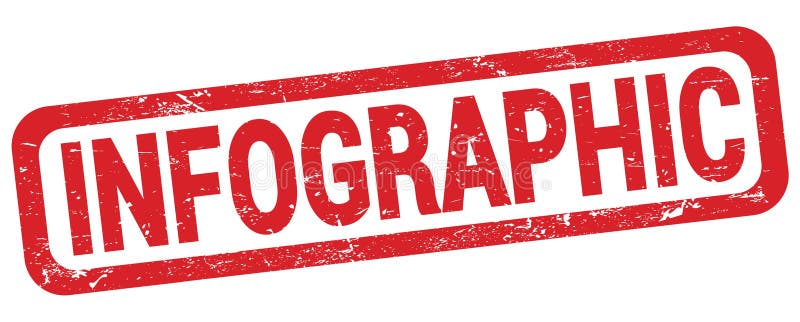 INFOGRAPHIC Text Written on Red Rectangle Stamp Stock Illustration ...