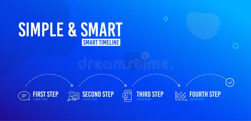 Ab Testing, Chat and Search Icons Set. Dot Plot Sign. Phone Test ...