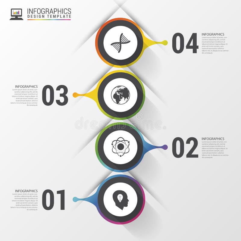 Infographic Timeline. Business Concept. Modern Design Template Stock ...