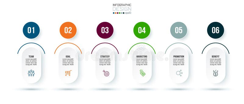 Timeline Chart Business Infographic Template Stock Vector ...
