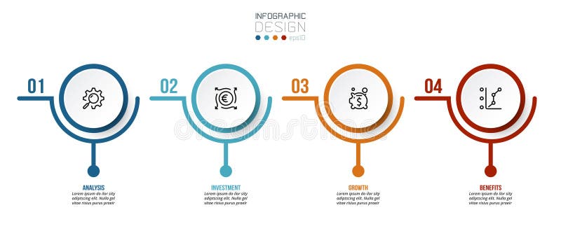 Timeline Chart Business Infographic Template Stock Vector ...