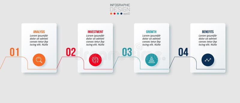 Timeline Chart Business Infographic Template Stock Vector ...