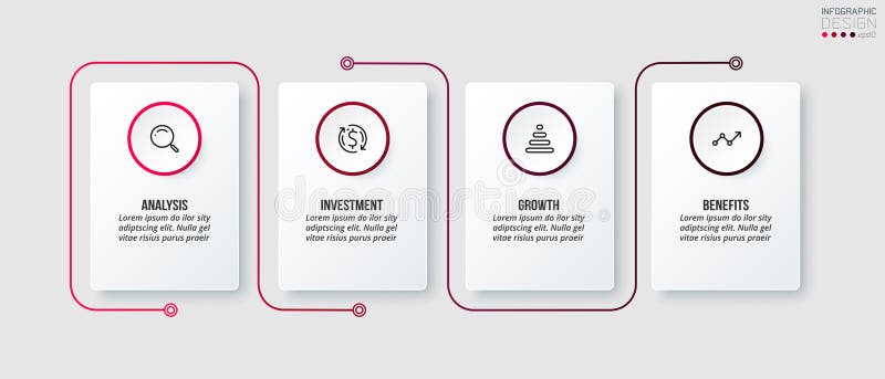 Timeline Chart Business Infographic Template Stock Vector ...