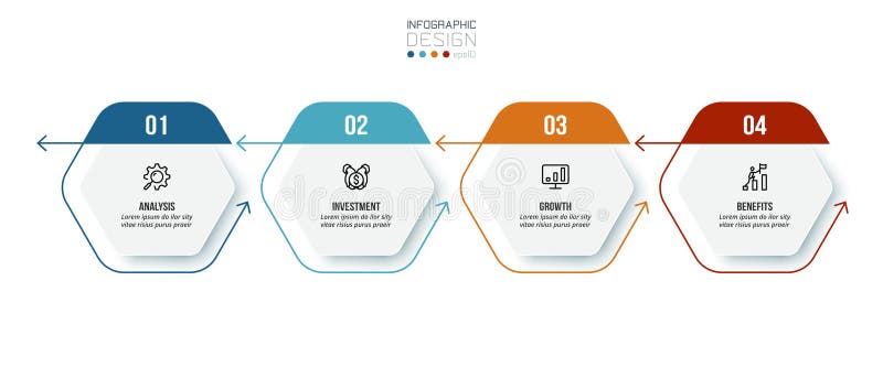 Timeline Chart Business Infographic Template Stock Vector ...