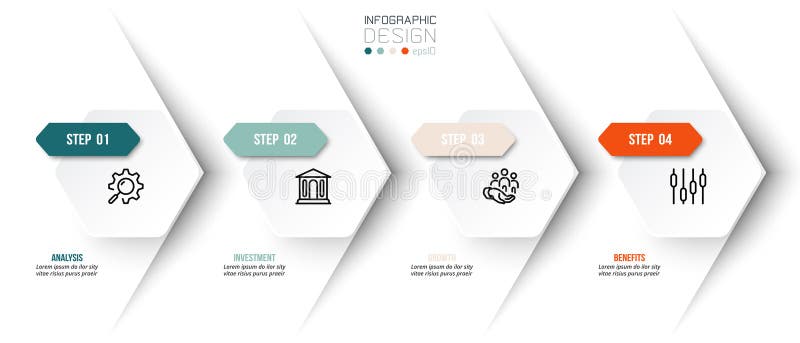 Timeline Chart Business Infographic Template Stock Vector ...