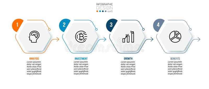 Timeline Chart Business Infographic Template Stock Vector ...