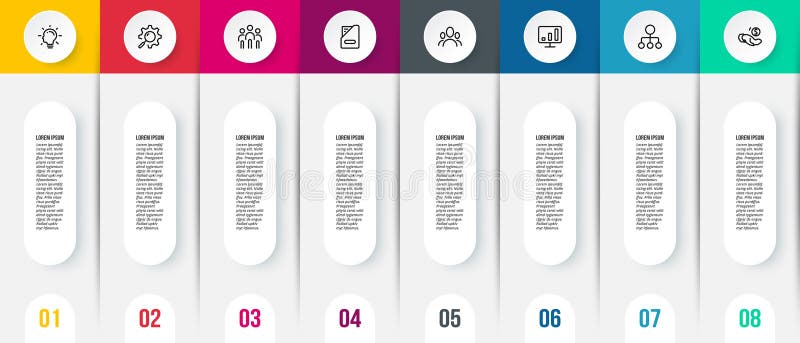 Timeline Chart Business Infographic Template Stock Vector ...