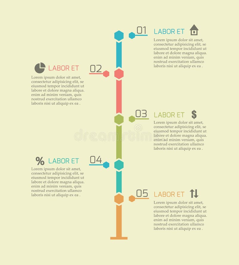Timeline Infographic with Icons. Stock Vector - Illustration of ... Timeline Infographic with Icons. Stock Vector - Illustration of ...