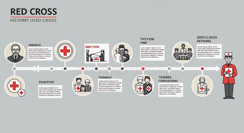 An Infographic Timeline Depicting the Evolution of the Red Cross ...