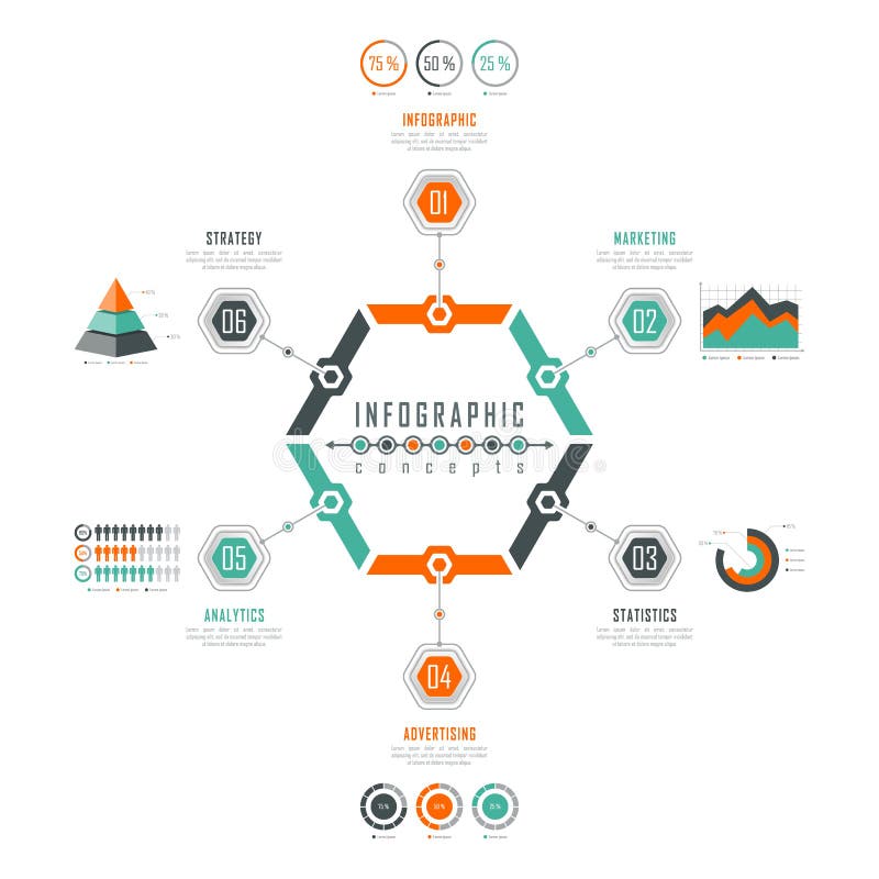 Infographic Timeline Template Can Be Used for Chart, Diagram, Web ...
