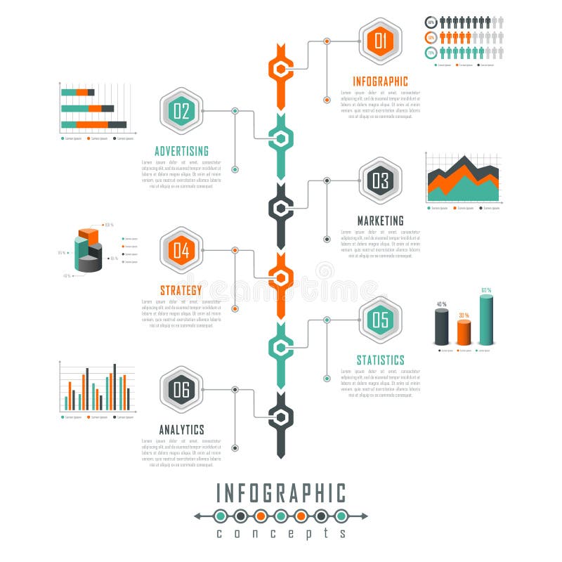 Infographic Timeline Template Can Be Used for Chart, Diagram, Web ...