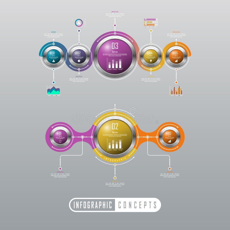 Infographic Timeline Template Can Be Used for Chart, Diagram, Web ...