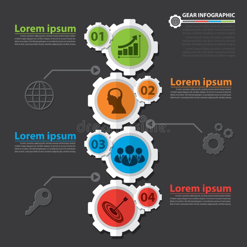 Infographic toestel vector illustratie. Illustration of informatie ...