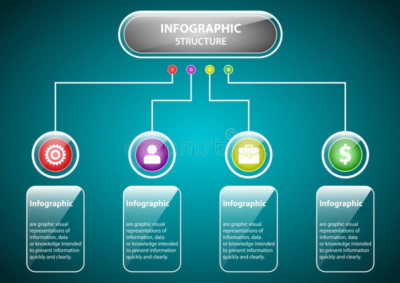 Infographic Transparent Structure Stock Vector - Illustration of bagan ...