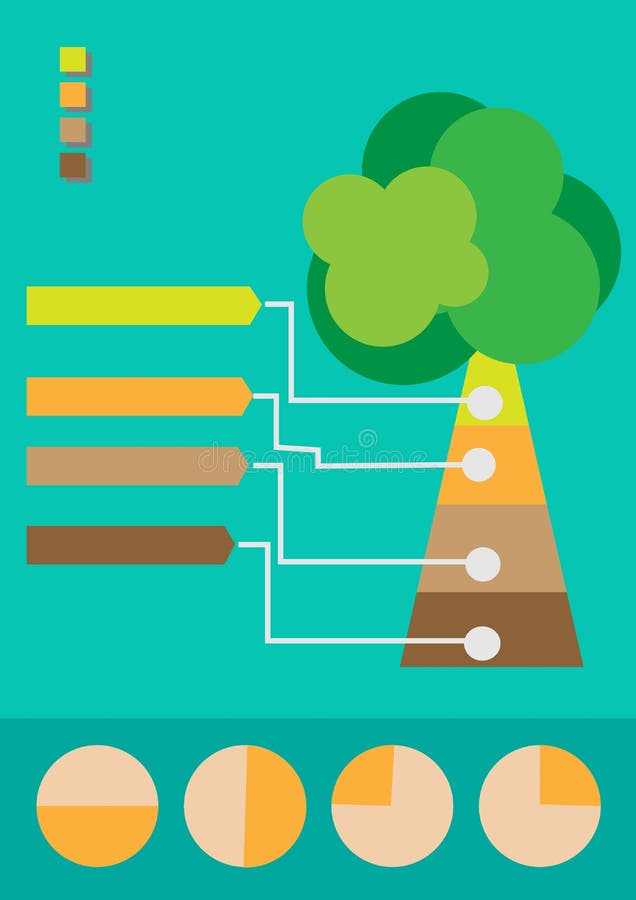 Infographic Tree stock illustration. Illustration of chart - 29612340