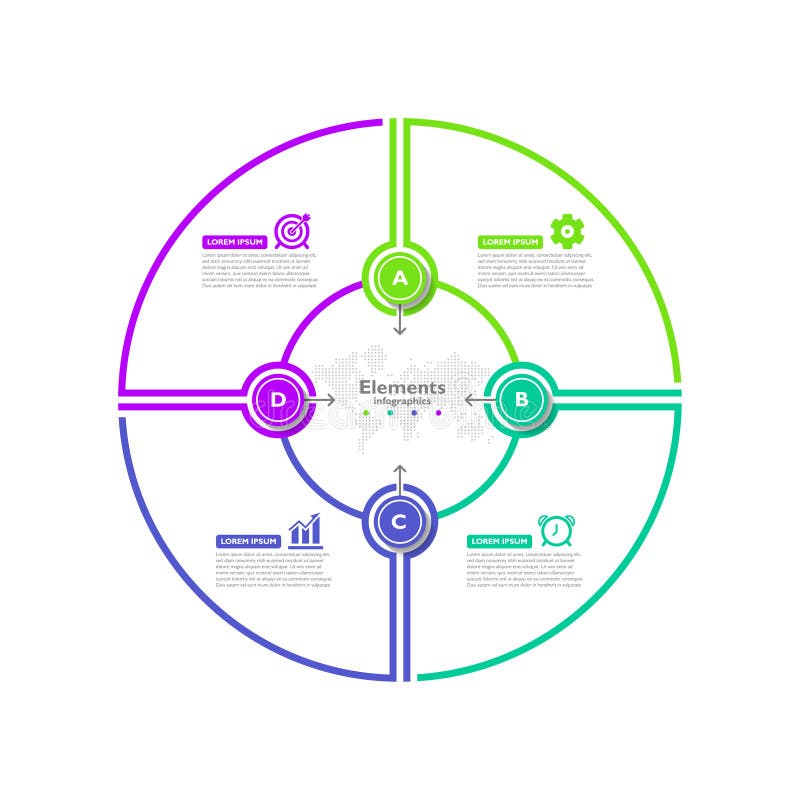 Infographic Vector Design Business Icons Template Stock Vector ...
