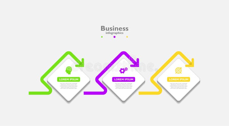 Infographic Vector Design Business Icons Template Stock Vector ...
