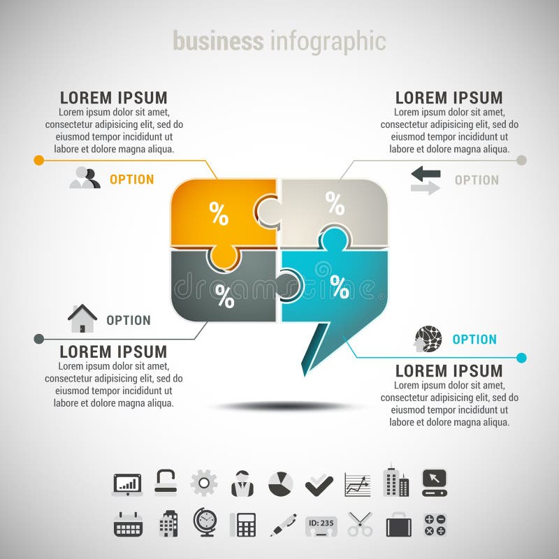 Infographic stock illustration. Illustration of marketing - 46086613