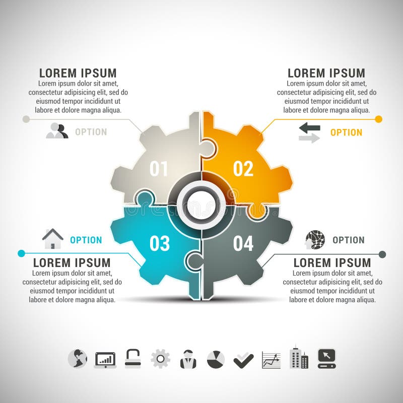 Set of Infographic Elements. Information Graphics Stock Vector ...