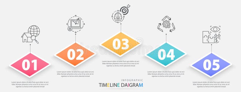 Modern Timeline Diagram Infographic Chart 12 Month Financial Statistics ...