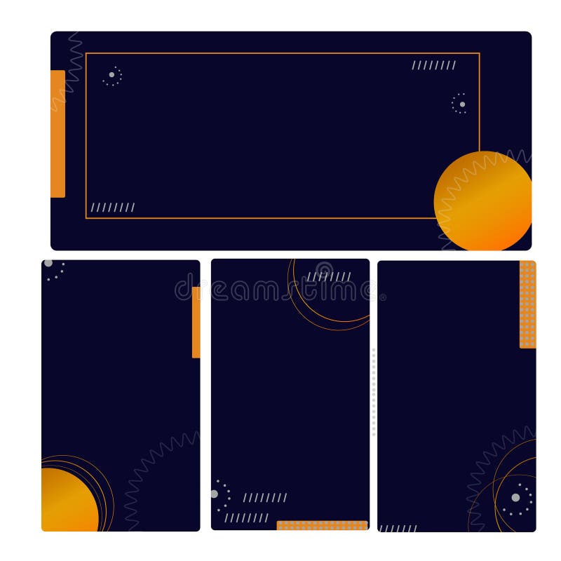 Infographic, Vector Illustration, Template on a Blue Background Stock ...