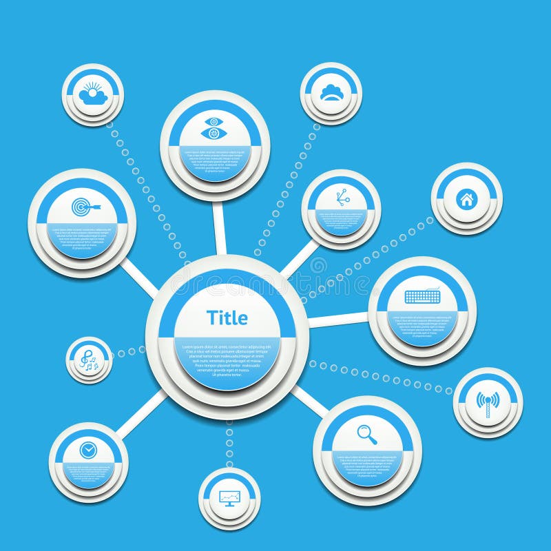 Infographic Vector Progress Background / Project Planning. Stock ...