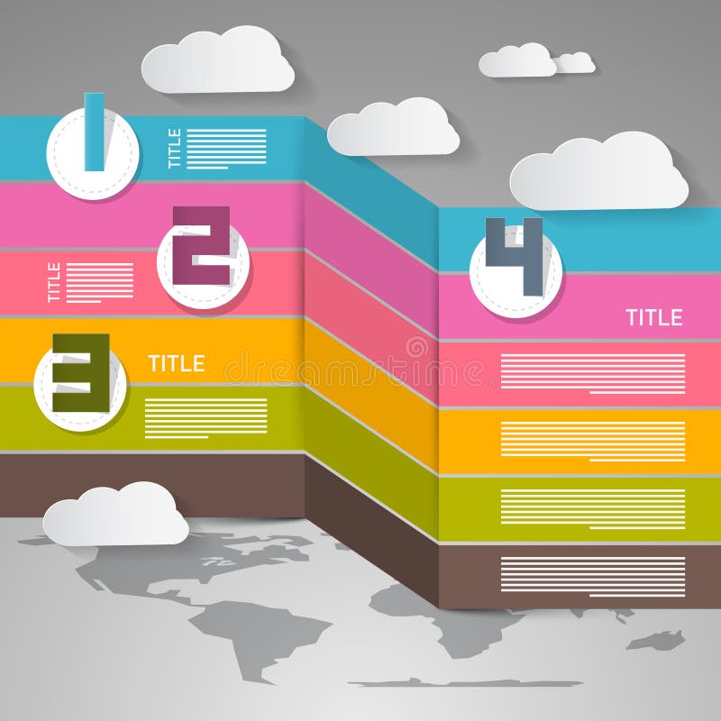 Infographic Vector Weather Layout Stock Vector - Illustration of travel ...
