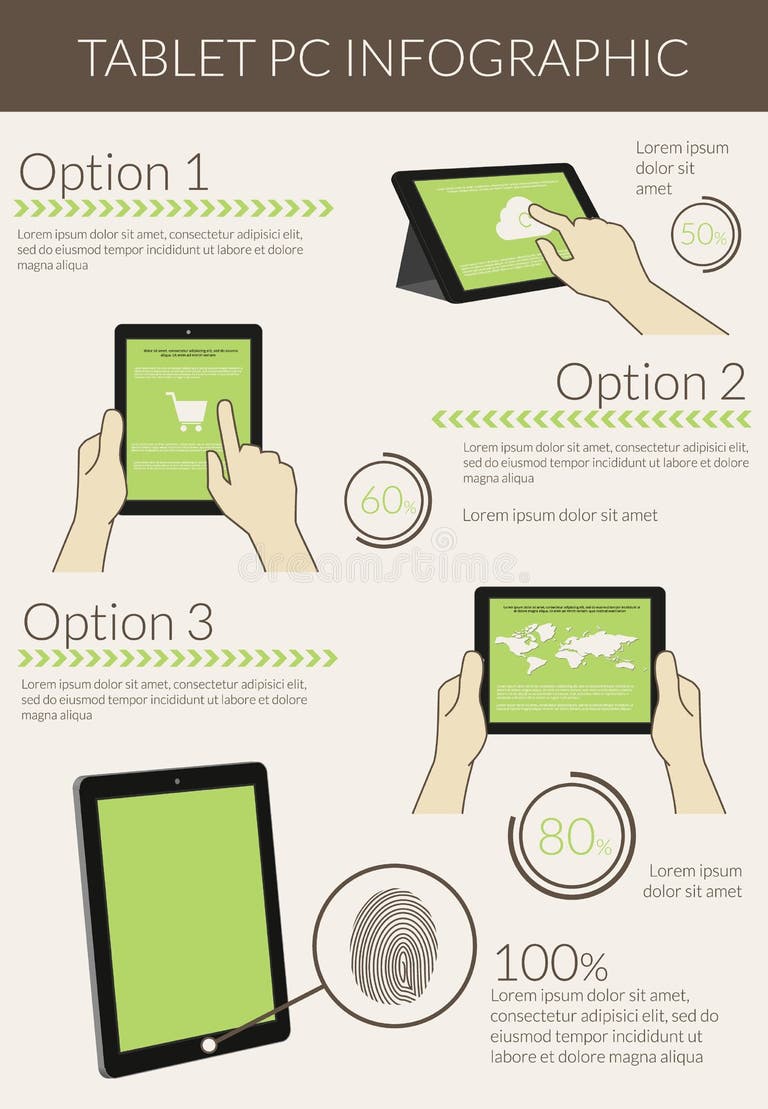 Infographic Tablet Stock Illustrations – 27,327 Infographic Tablet ...