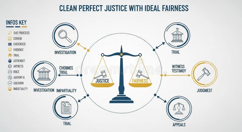 Clean Perfect Justice with Ideal Fairness - Legal Process Infographic ...