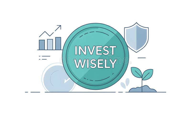 Invest Wisely: Smart Financial Decisions Stock Illustration ...